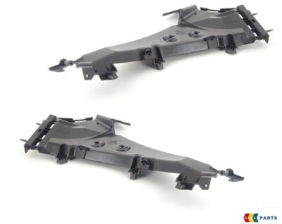 NEW GENUINE AUDI Q7 07-16 FRONT BUMPER SUPPORT BRACKET LEFT RIGHT PAIR ...
