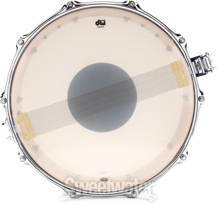 DW Design Series 6x14 Maple Snare Drum - Royal Strata for sale online ...