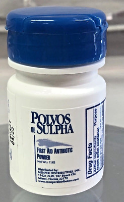 NEW SEALED SELLADA POLVO DE SULPHA SULFATIAZOL FIRST AID SKIN ...