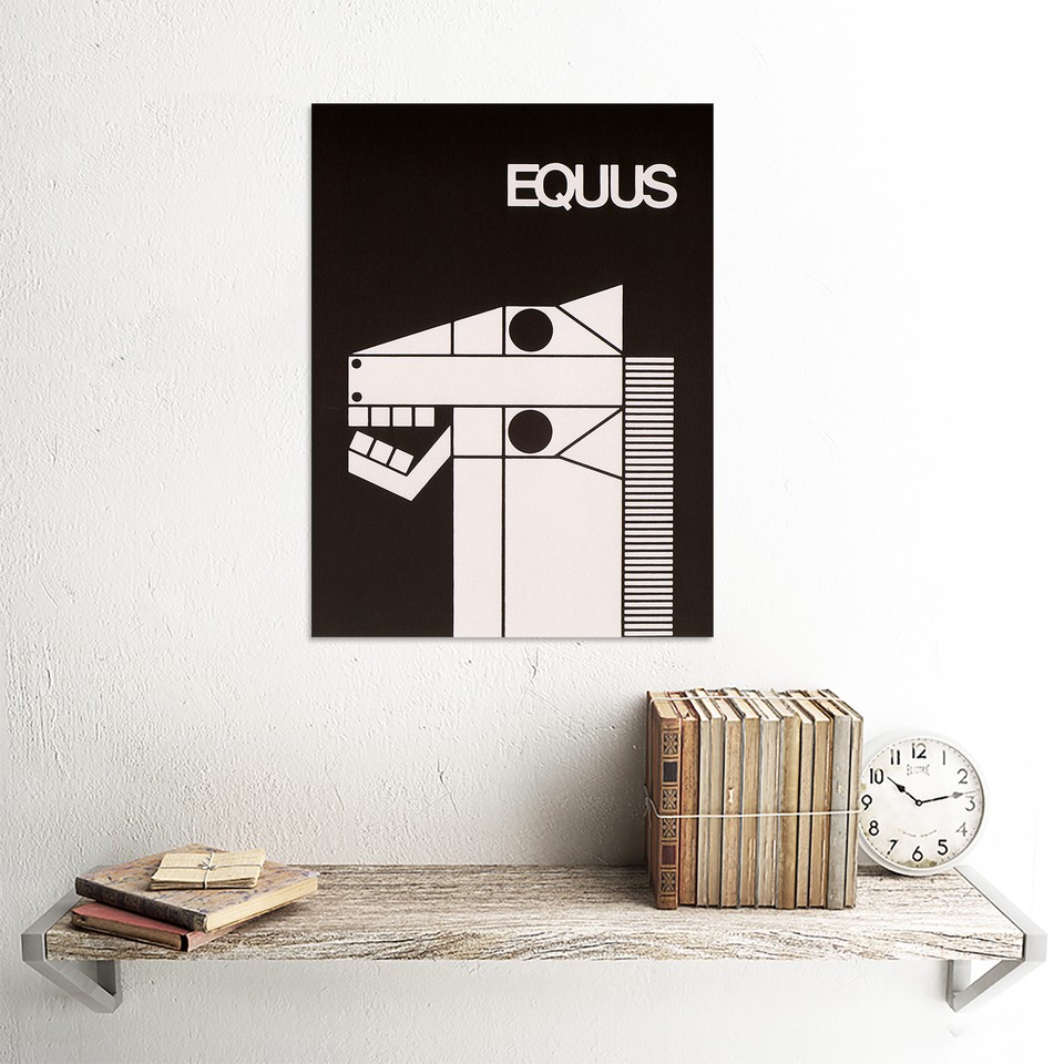 ADVERT CULTURAL THEATRE STAGE PLAY EQUUS HORSE SWITZERLAND POSTER ...