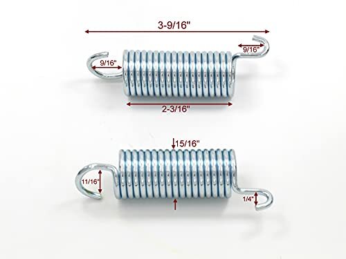 3-9/16" Recliner Sofa Chair Mechanism Tension Steel Spring 2Pcs | eBay