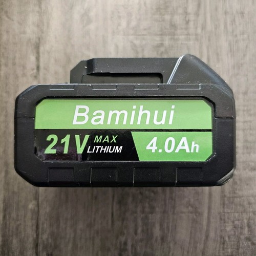 Bamihui 21V Max Lithium Replacement Battery 4.0Ah Li-ion For Power ...