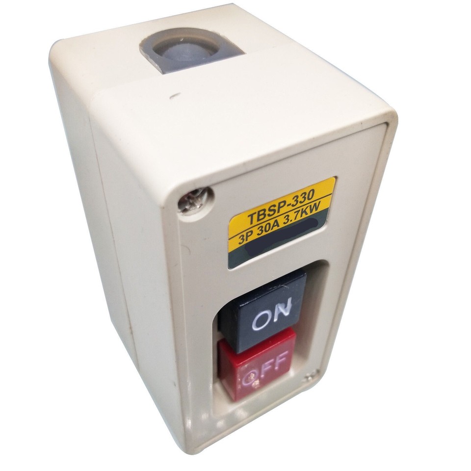 US Stock 3P 3 Phase 30A 3.7KW Maintained On/Off Power Pushbutton Switch ...