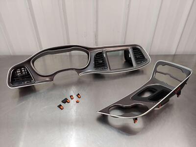 2022 DODGE CHALLENGER SRT HELLCAT SILVER TRIM SPEEDOMETER BEZEL SHIFTER ...