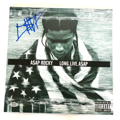 Asap Rocky Long Live Asap Album Cover ASAP ROCKY SIGNED AUTOGRAPHED