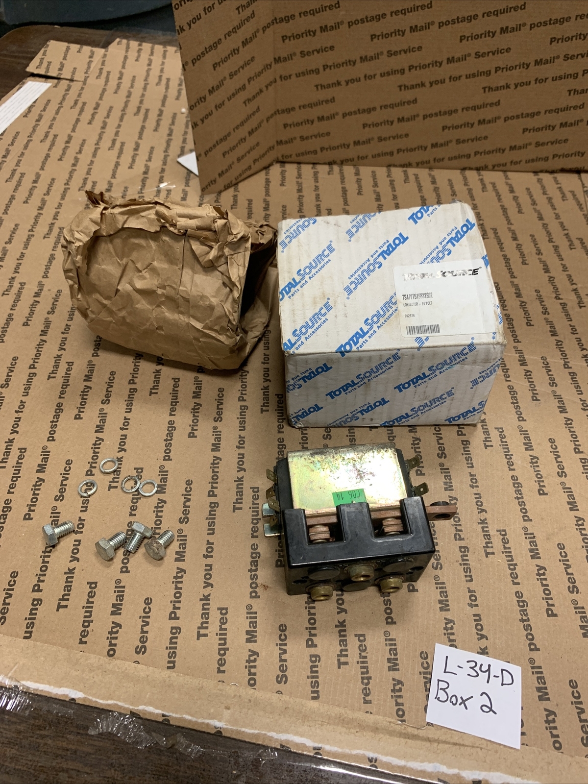 519832602 CONTACTOR ASSEMBLY FOR YALE MP / MPB040AC 24 Volt Total ...