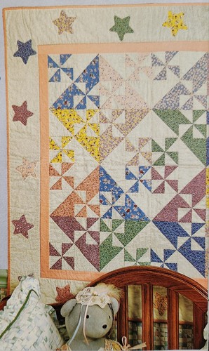 "Yesterday's Pinwheels" Quilt Pattern from 1998 Magazine Intermed ...