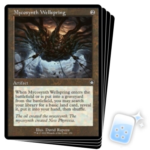 MYCOSYNTH WELLSPRING X4 The Brothers' War: Commander Magic MTG MINT ...