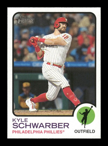 Kyle Schwarber 2022 Topps Heritage #722 Short Print | eBay