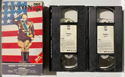 Patton CBS FOX 1986 George C. Scott/Karl Malden HI-FI Stereo 2 VHS Set ...