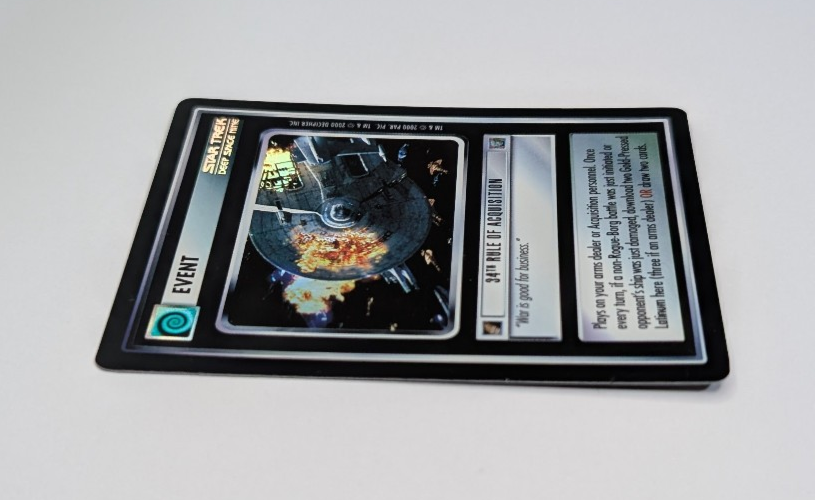 Star Trek CCG 1E Tournament Foil 34th Rule Of Acquisition Promo ...