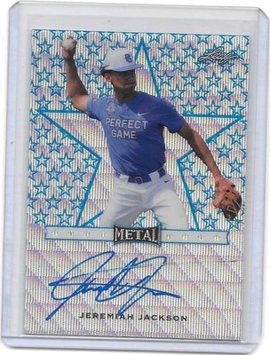 2017 Leaf Perfect Game All American Blue Star Etch Jeremiah Jackson ...