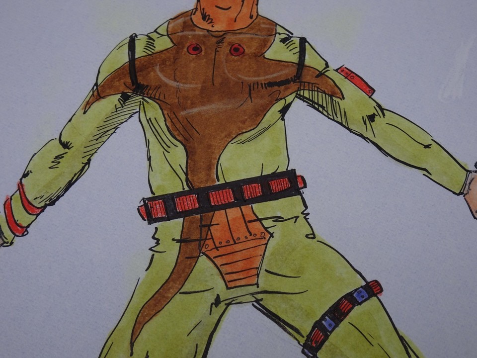 GI Joe Prototype Concept Original Artwork Cobra Operative Rare Vintage ...