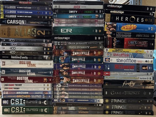 Lot 60 Assorted TV Show Series Full Season Box Sets DVD Wholesale Bulk ...
