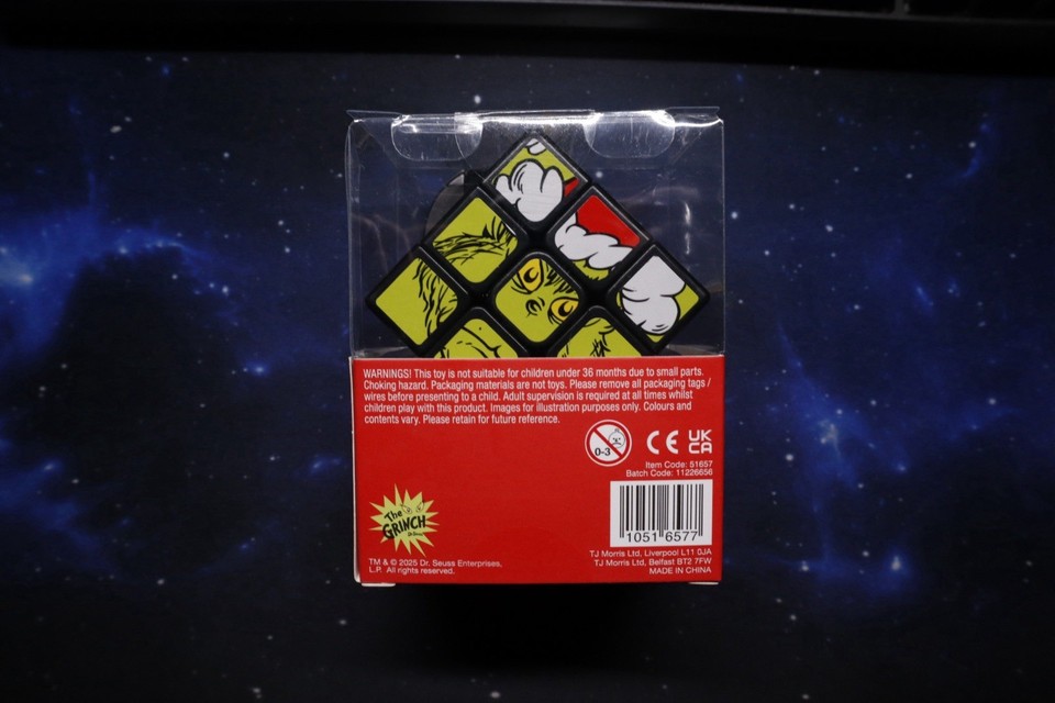 Dr Seuss the Grinch Rubik-Style Puzzle Cube Stocking Filler | eBay UK