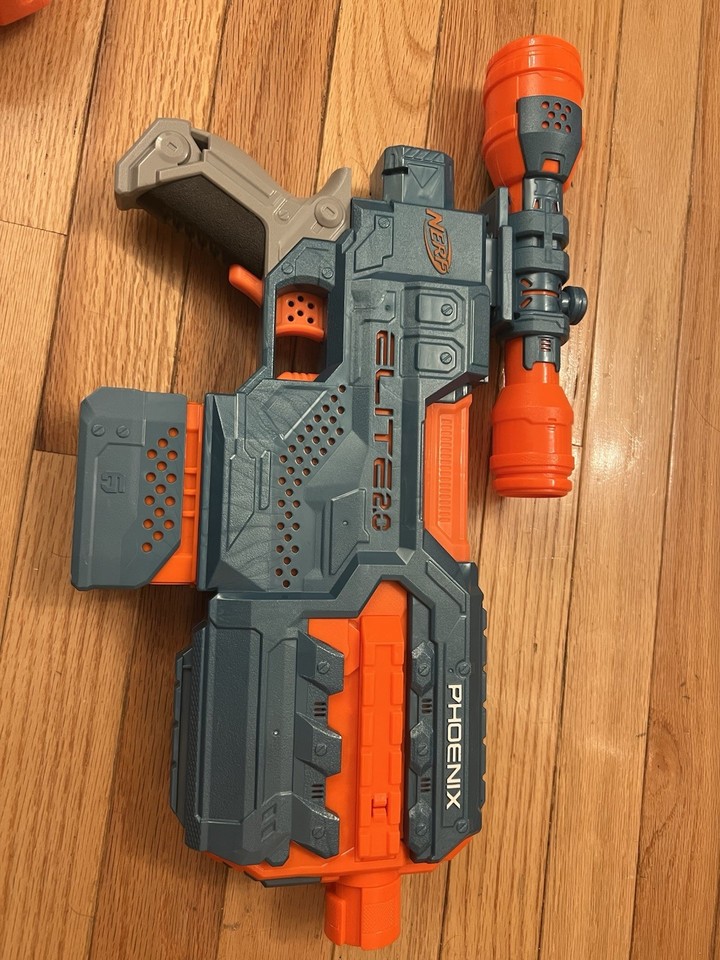NERF Elite 2.0 Phoenix Dart Gun, Fusefire Blaster, Foam Darts, Targets ...