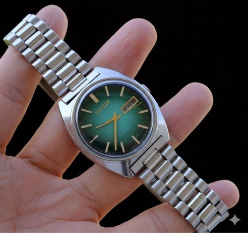 Citizen Automatic Watch Green Dial | eBay