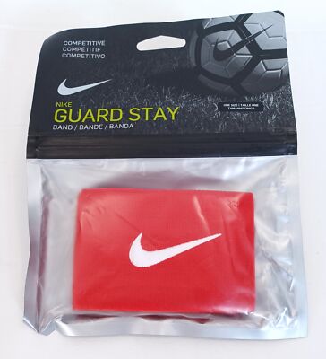 Nike Shin Guard Stays Keeps Shin Guard in Place W/Elastic Strap Red ...