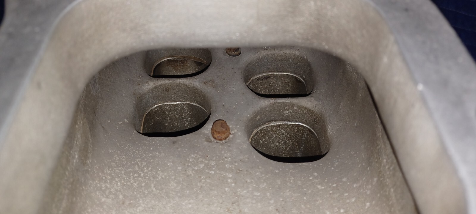 Vintage SBC Small Block Chevy Edelbrock TR1YX Polished Tunnel Ram ...