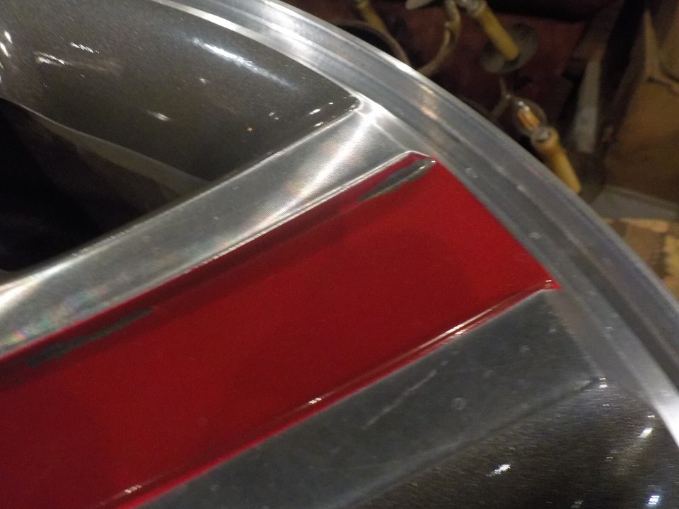 17x8 Chrome Red American Racing AR89378063225 Wheels Set of 4 OEM 8L34 ...