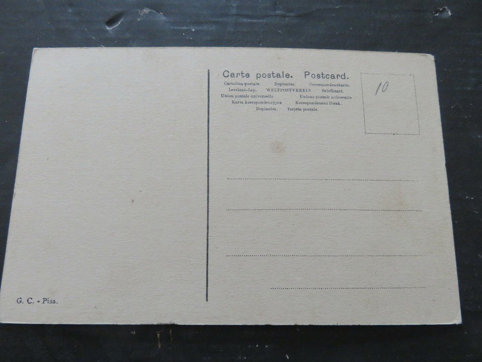 CP Postcard Era VOLTERRA Palazzo Dei Priori Never Shipped Early 1900s ...