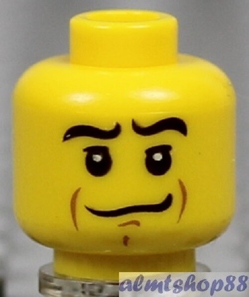 LEGO - MALE Minifigure Heads - PICK YOUR STYLE - Yellow Flesh Faces ...