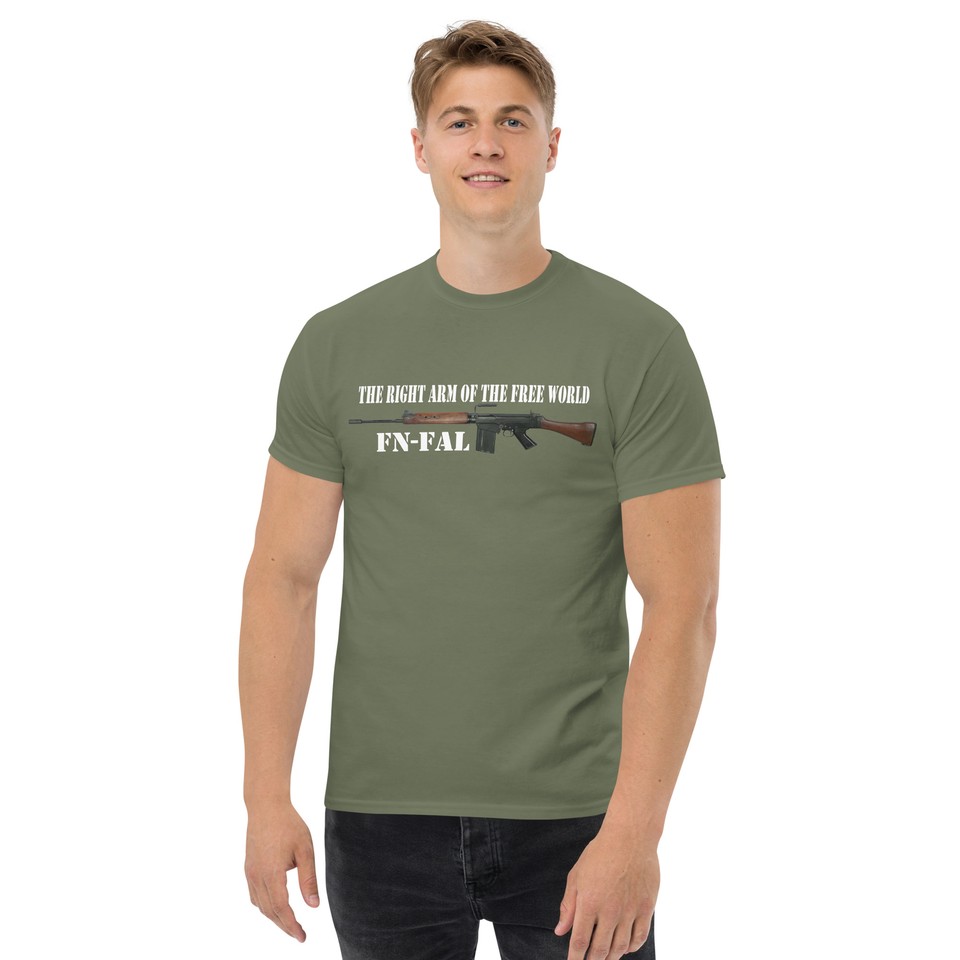 FN FAL Battle Rifle Nato British L1A1 Military Gun Unisex Classic T ...