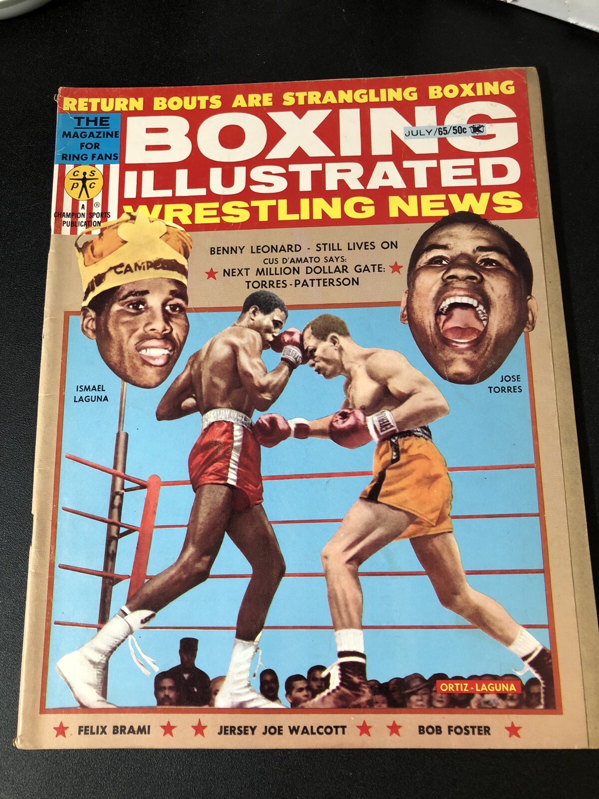 July 1965 Boxing Illustrated Wrestling News Magazine - Cus D'Amato on ...