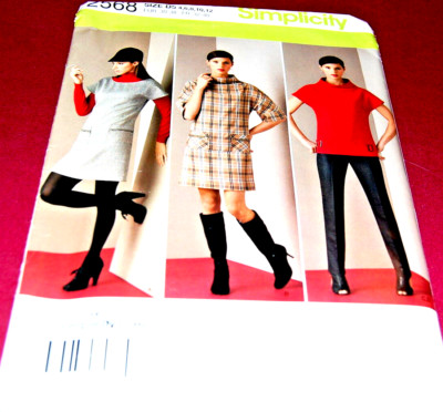 Simplicity Pattern # 2568 - Women's Pants, Dress & Top Size 4-12 - NEW ...