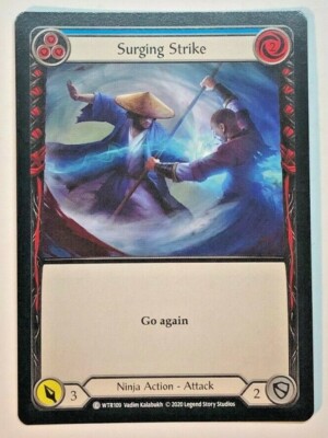 Flesh And Blood Welcome to Rathe Surging Strike (Blue) WTR109 Unlimited ...