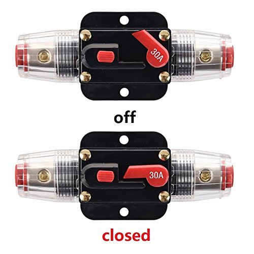 Fuse Holders 30amp Inline Circuit Breaker For Car Audio And Amps ...