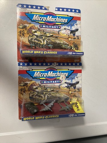 Micro Machines World War II Classics Galoob #18 & #20 New Damaged ...