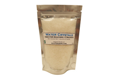 Water Crystals for Dubia Roaches, Crickets & Mealworms - Bug Safe | eBay