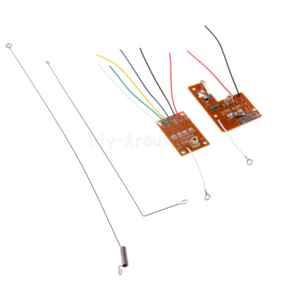 27MHz 4CH RC Remote Control Transmitter and Receiver Board for Car ...