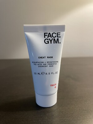 Face Gym Cheat Mask Resurfacing Brightening Overnight Mask 15 ml .5 fl ...