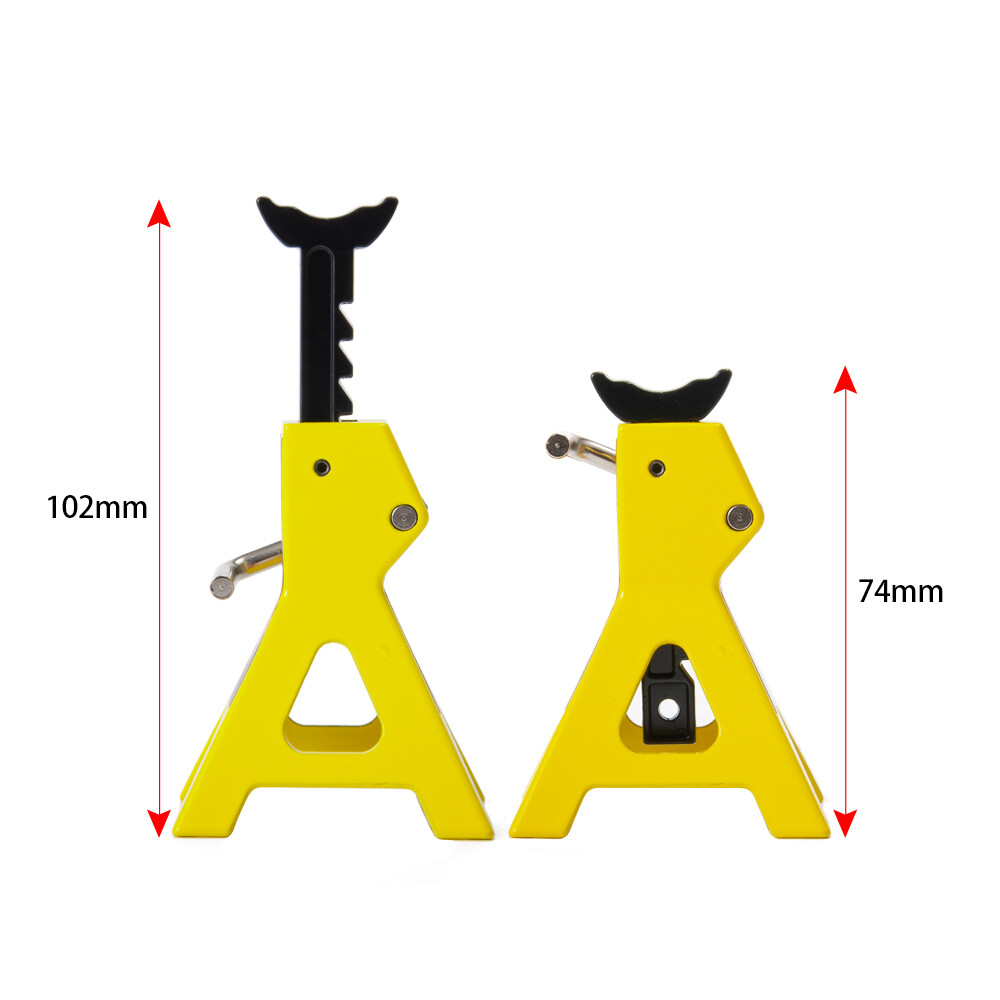 4pcs Metal Adjustable Jack Stands for Axial SCX10 Wraith TRX4 D90 RC ...