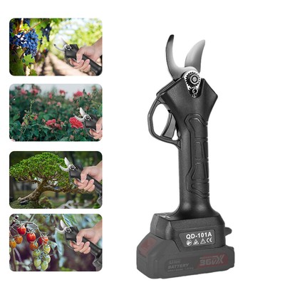 Electric Pruning Shears Tree Branch Cutting Tool Garden Scissor With 2 ...
