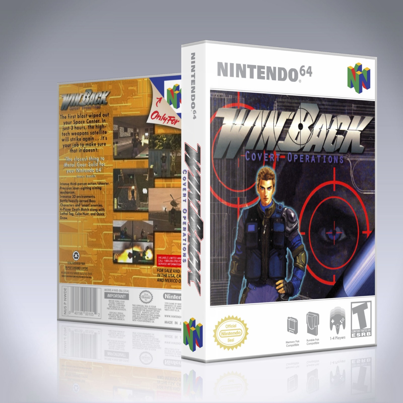 Nintendo 64 Case - NO GAME - Winback | eBay