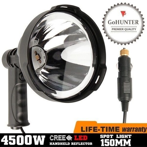 GoHunter US CREE 4500W LED Handheld Hunting Spot Light Work Spotlight ...