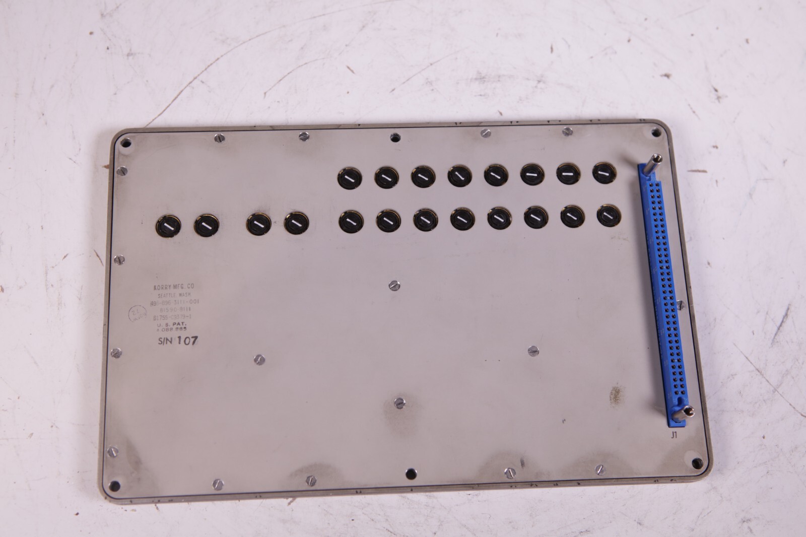 Korry Mfg Co 496-896-3111-001 Control Panel | eBay