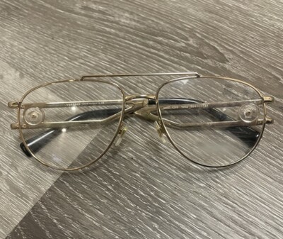 Versace Aviator Eyeglasses Glasses Mod. 1287 1002 Gold 59mm Frames Only ...