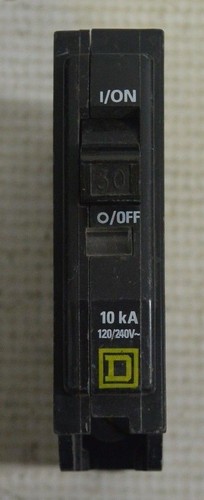 Lot of 5 Square D QO130 1 Pole 30 Amp Plug-On Circuit Breaker | eBay