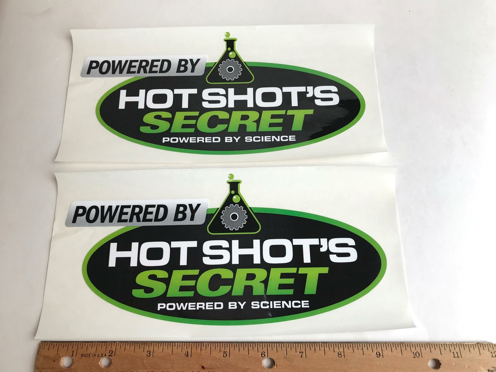 Powered by Hot Shot's Secret Science Drag Racing Hot Rod Decal Sticker ...