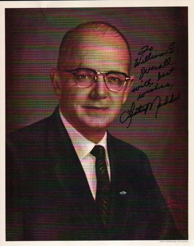 Autographed 8x10 Photo Lester Maddox 75th governor of the U.S. state of ...