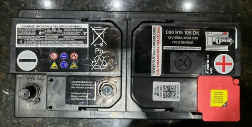 VW AUDI A8 D3 000915089KDSP 000915105DL 000915105DK 12V 110Ah 850A ...