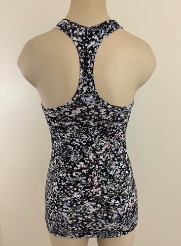 LULULEMON COOL RACERBACK II Womens Sz 2 Floral Spritz Multi Stretch ...