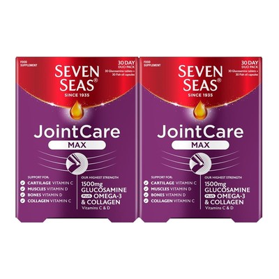 Seven Seas Joint Care Max | Omega3 Glucosamine Collagen Vitamin Tablets ...