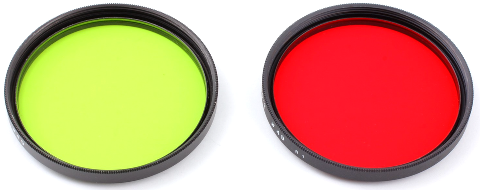 〖MINT〗 Kenko SR 60.2 R-1 Red P00 Yellow 49mm Lens Filter Set w/ Case ...