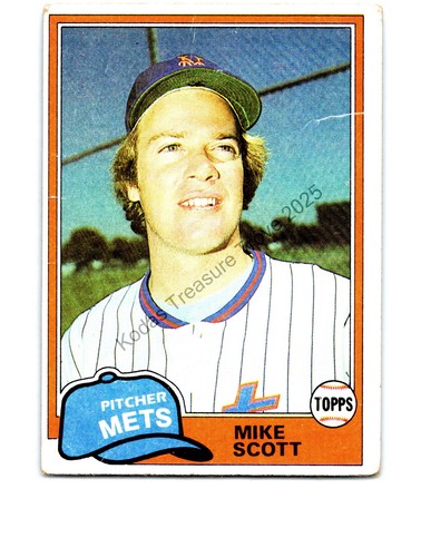 Mike Scott #109 New York Mets 1981 Topps Poor | eBay