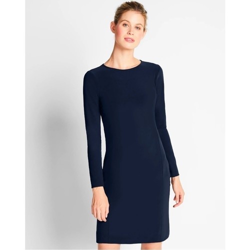 NWT Of Mercer Morgan Long Sleeve Dress Navy Blue 2 Office Career ...
